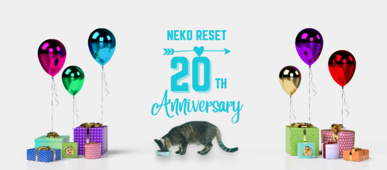 おかげさまで20周年 | Neko Reset Official Website